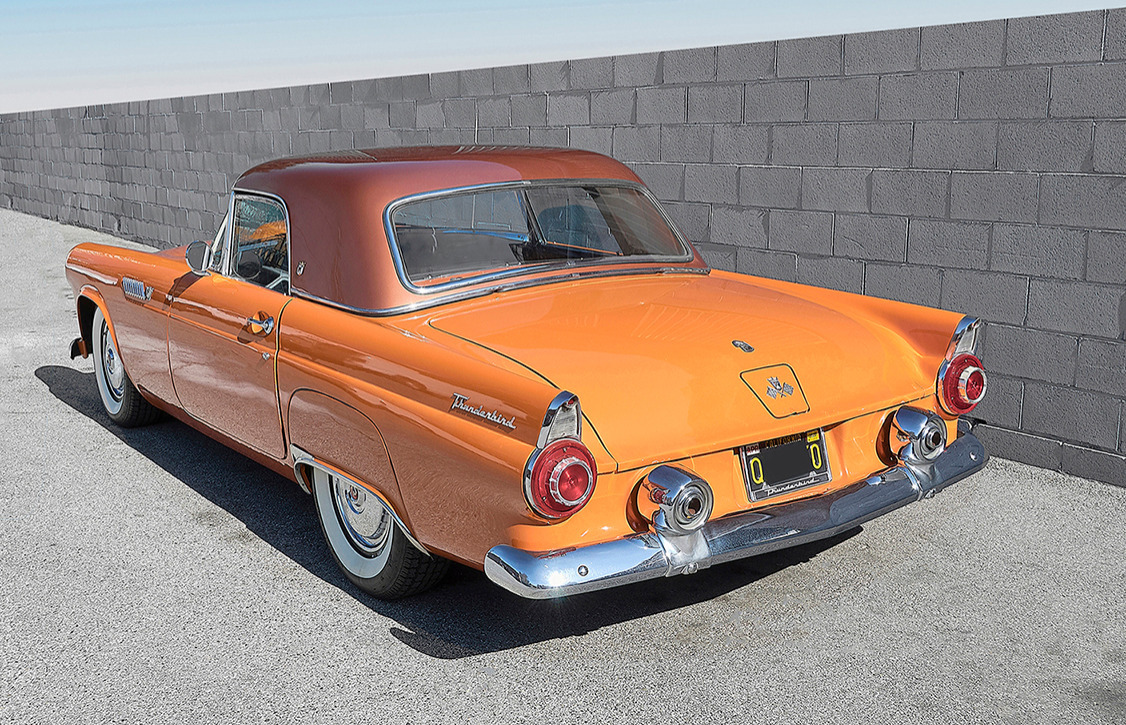 1955 Ford Thunderbird Rear View | Ford Thunderbird club group 1955-2005 ...