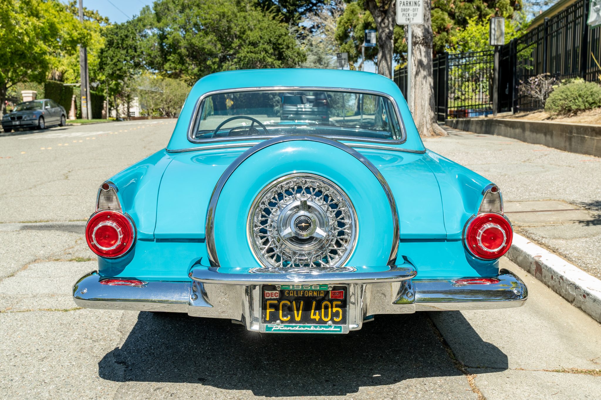 1956 Ford Thunderbird Rear View | Ford Thunderbird club group 1955-2005 ...