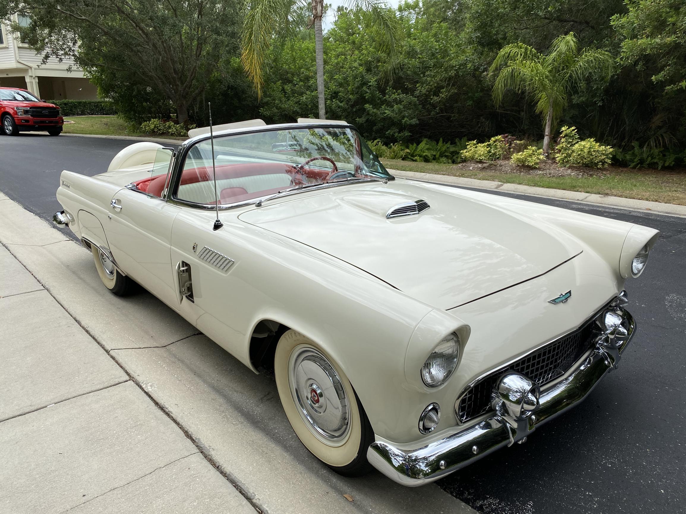 1956 Ford Thunderbird Top Down Convertible | Ford Thunderbird club ...