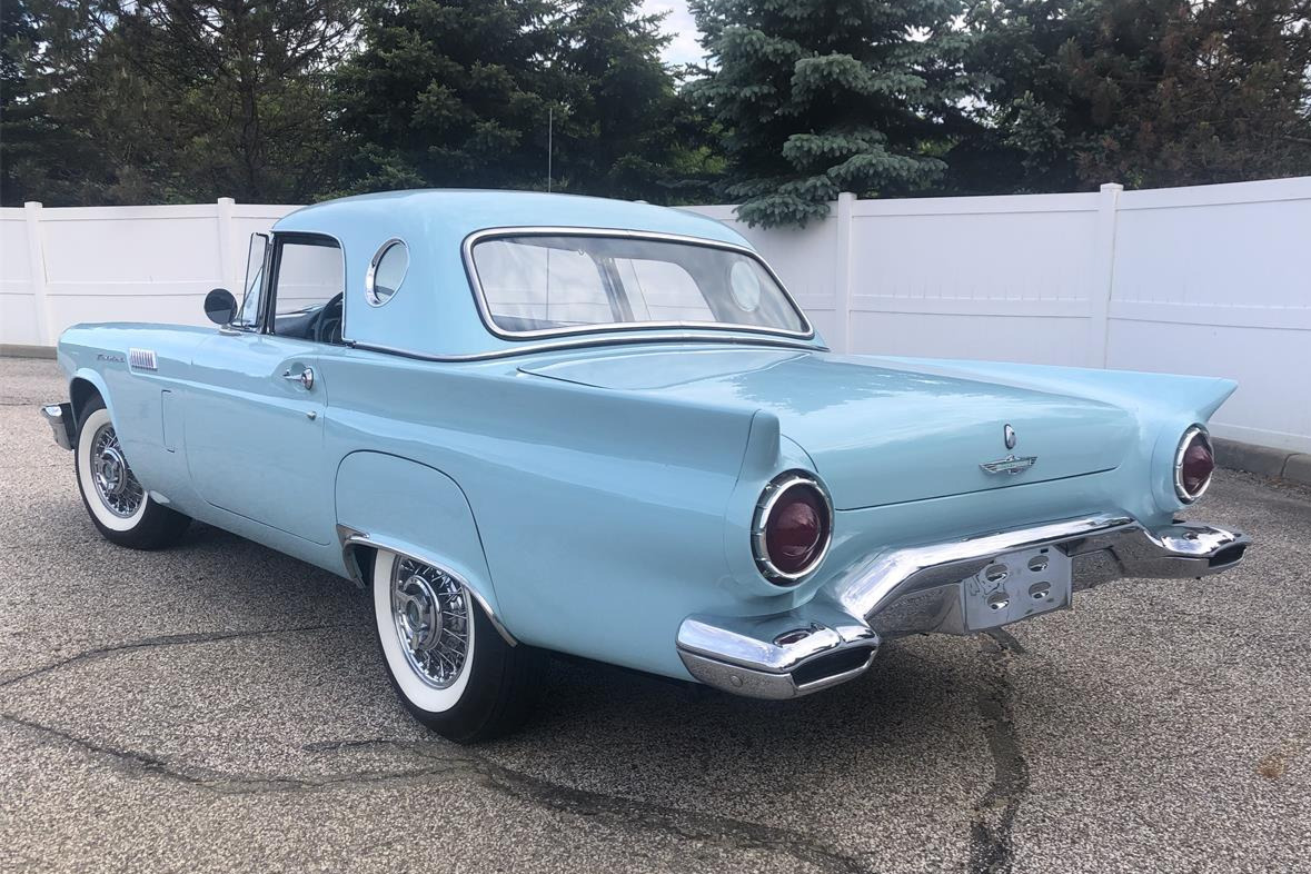 1957 E-Code Ford Thunderbird Rear Bumper View | Ford Thunderbird club ...