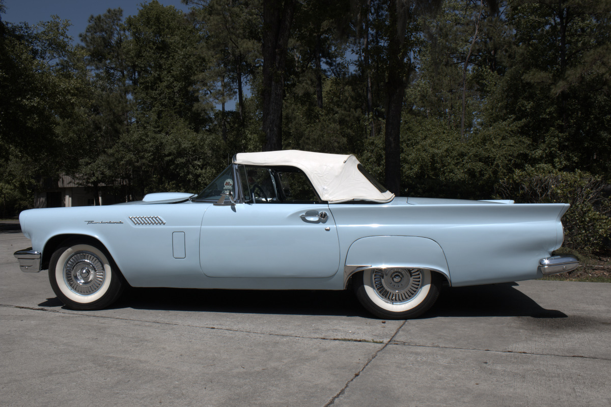 1957 Ford Thunderbird Driver S Side View Ford Thunderbird Club Group