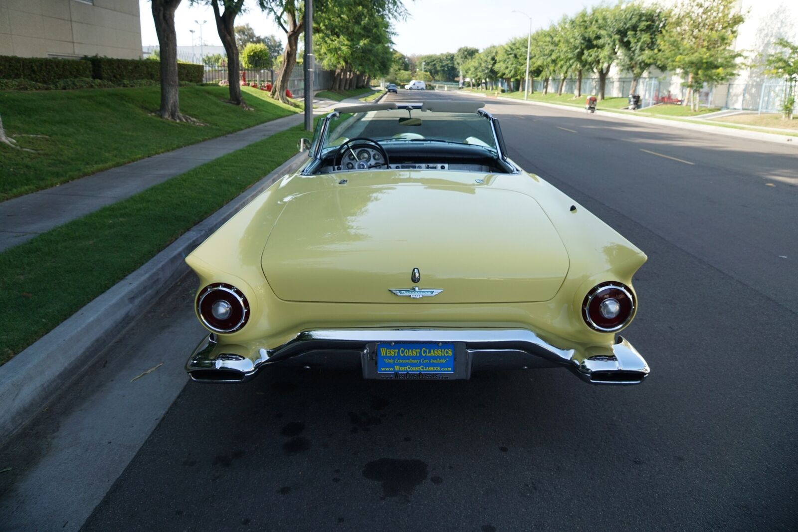 1957 Ford Thunderbird E Code Rear Bumper View | Ford Thunderbird club ...