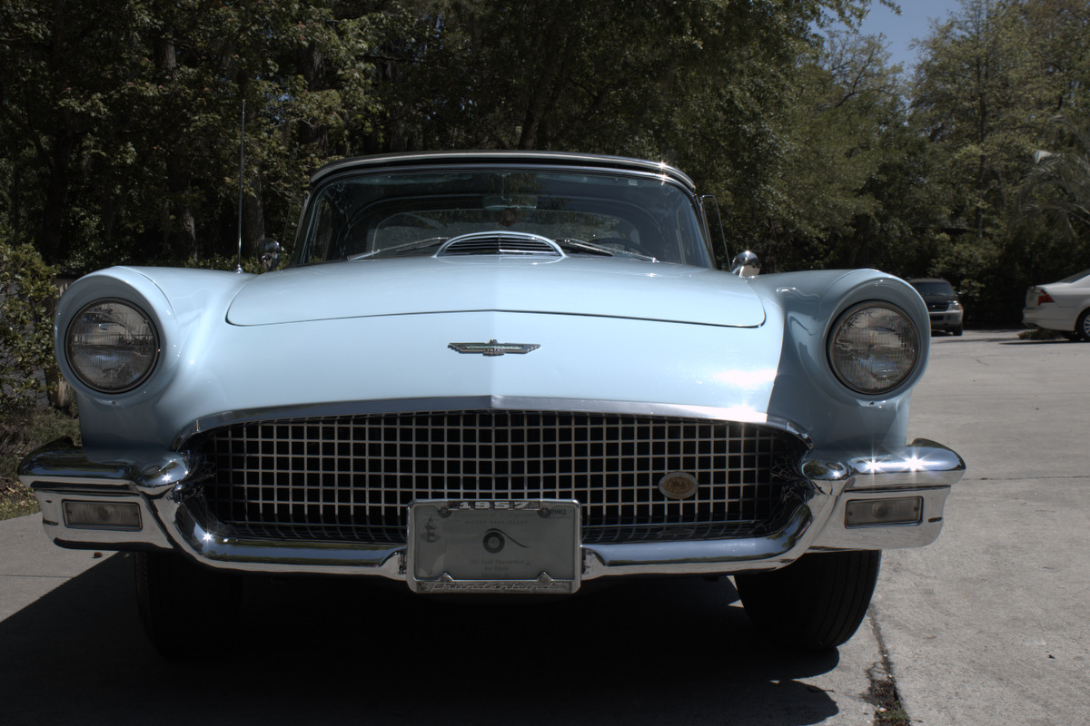 1957 Ford Thunderbird Front Grill | Ford Thunderbird club group 1955 ...