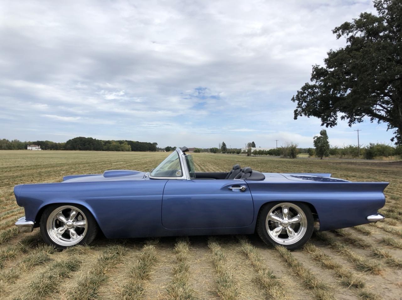 1957 Ford Thunderbird Restomod Side View | Ford Thunderbird club group ...