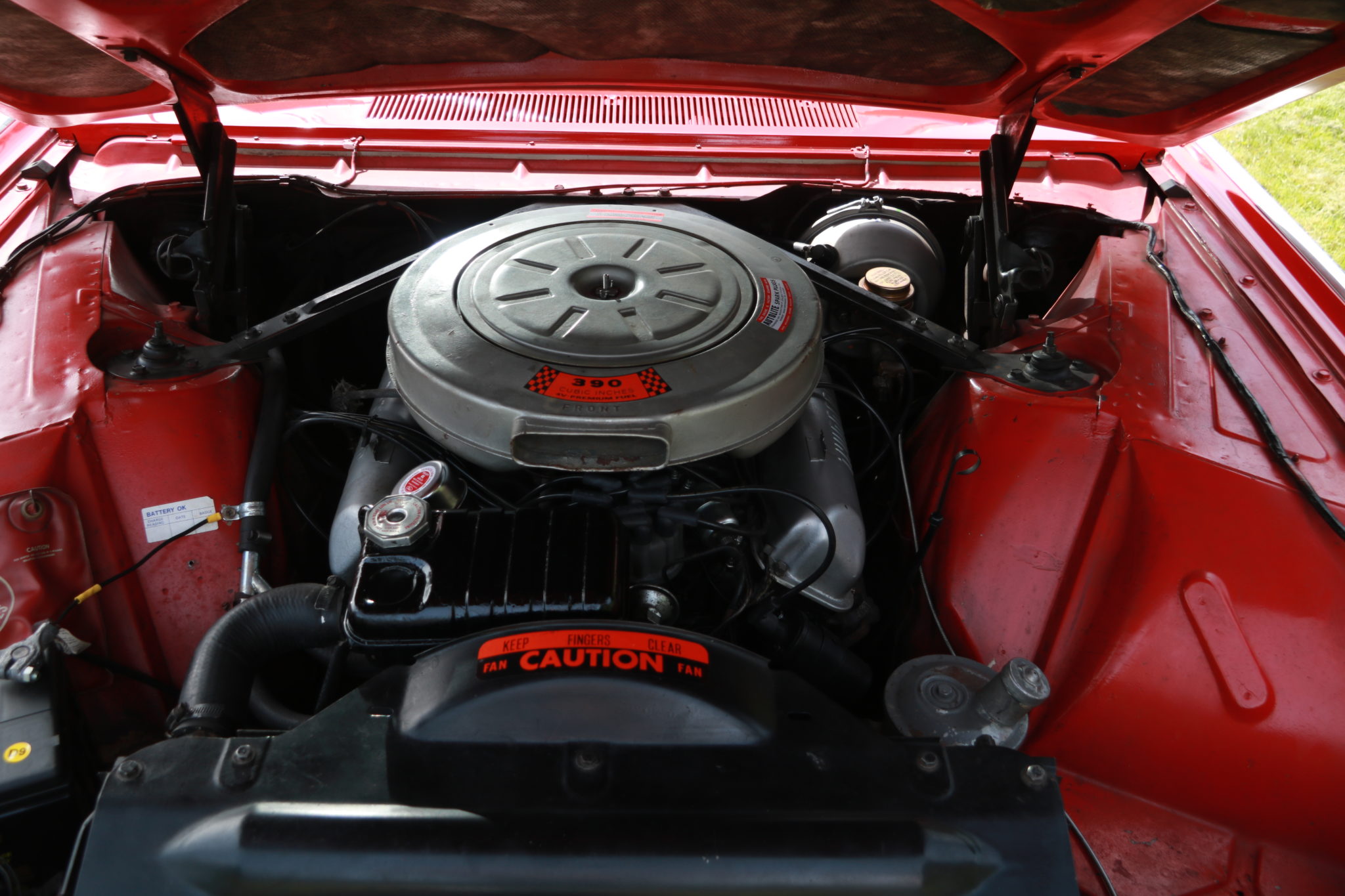 1962 Ford Thunderbird Convertible Engine Bay | Ford Thunderbird club ...