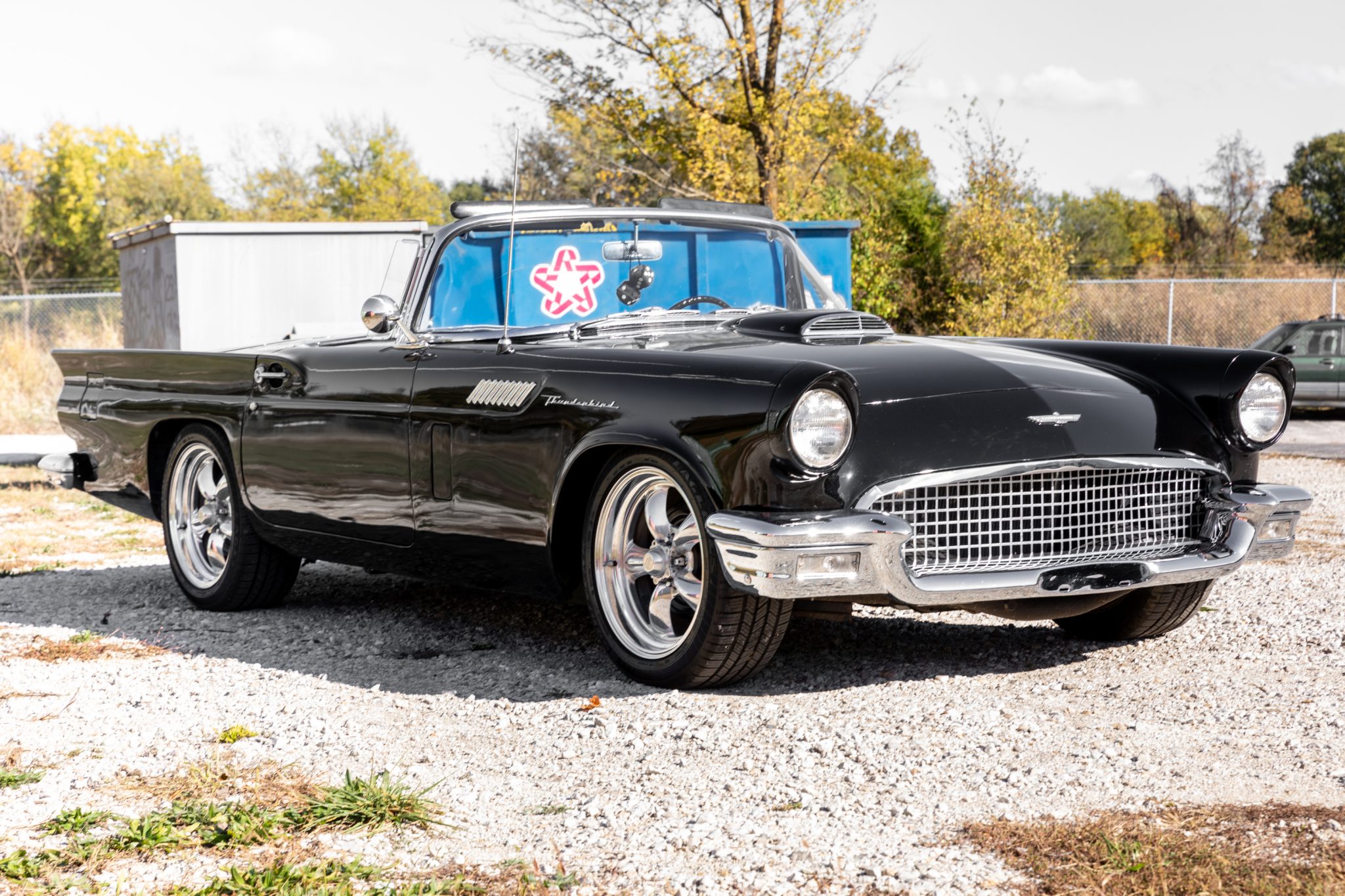 Black 1957 Ford Thunderbird | Ford Thunderbird forum club group 1955 ...