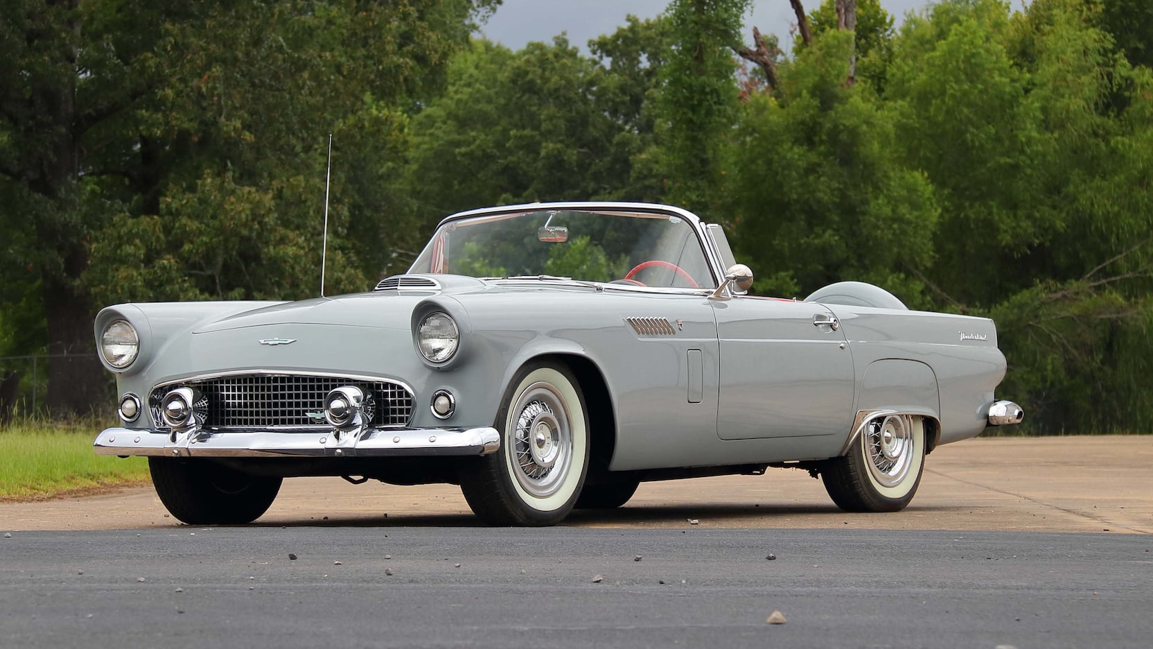 Code X Gray 1956 Thunderbird | Ford Thunderbird forum club group 1955 ...