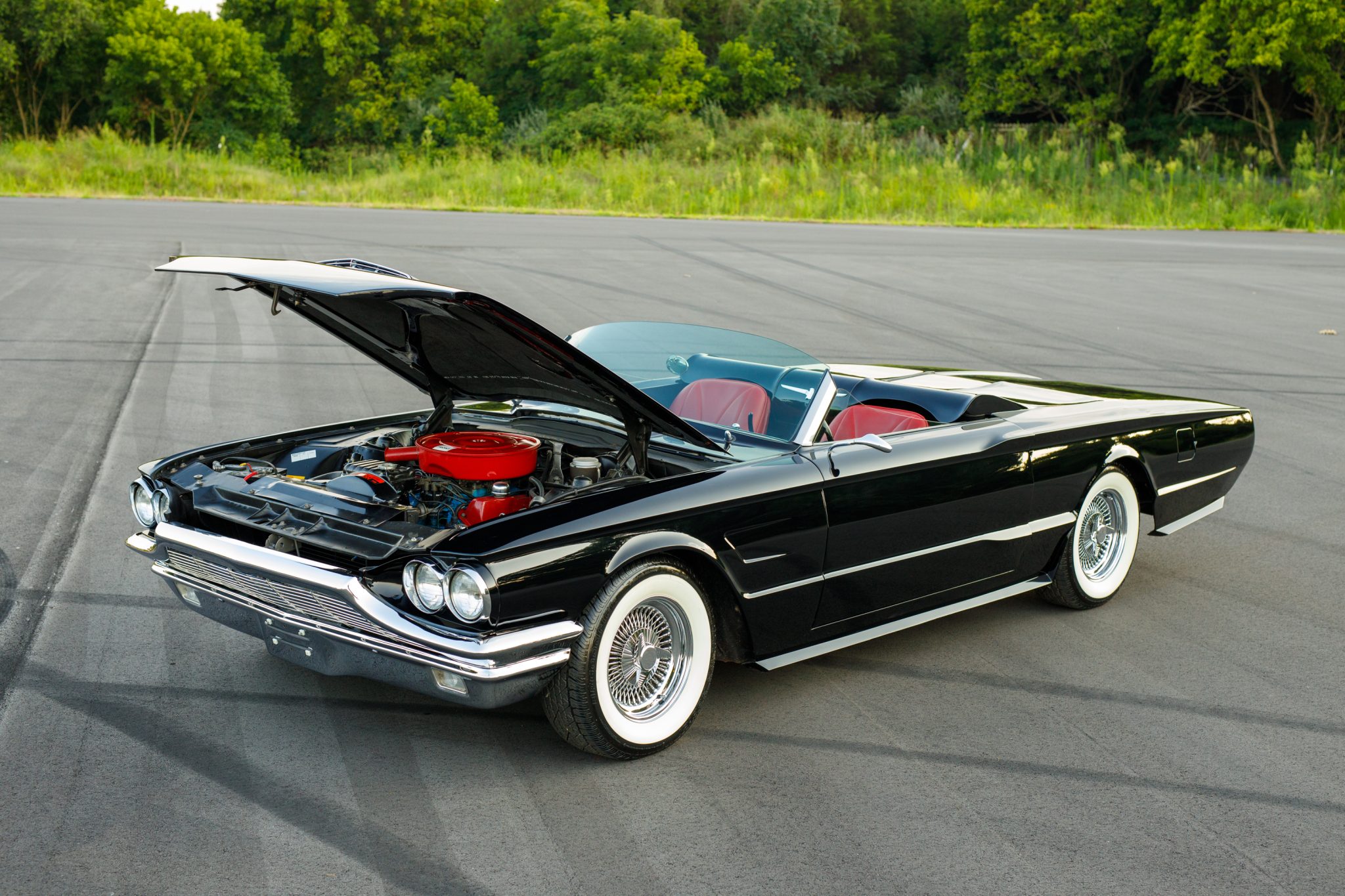 Modified Black 1965 Ford Thunderbird Convertible | Ford Thunderbird ...