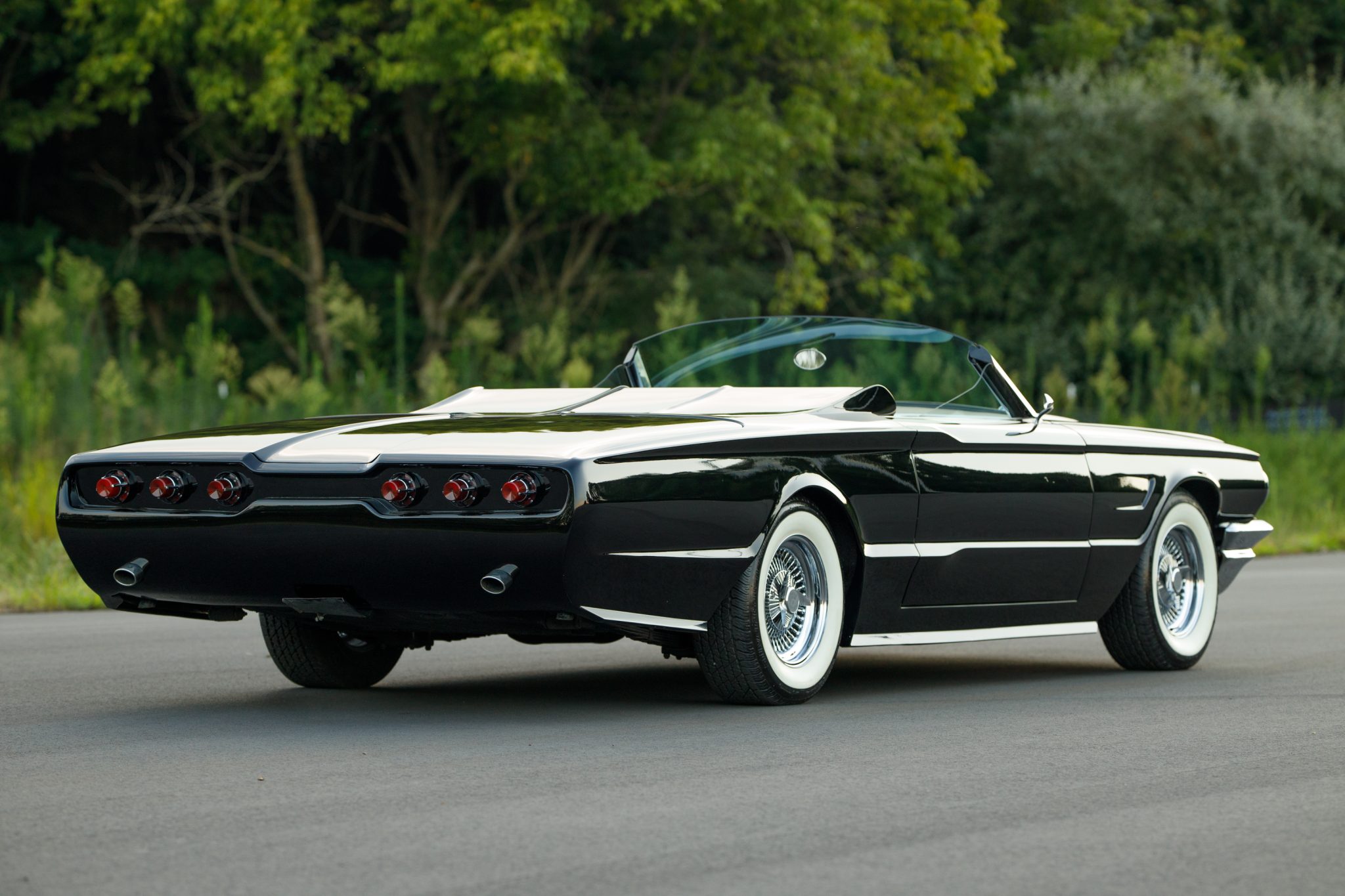 Modified Black 1965 Ford Thunderbird Convertible | Ford Thunderbird ...
